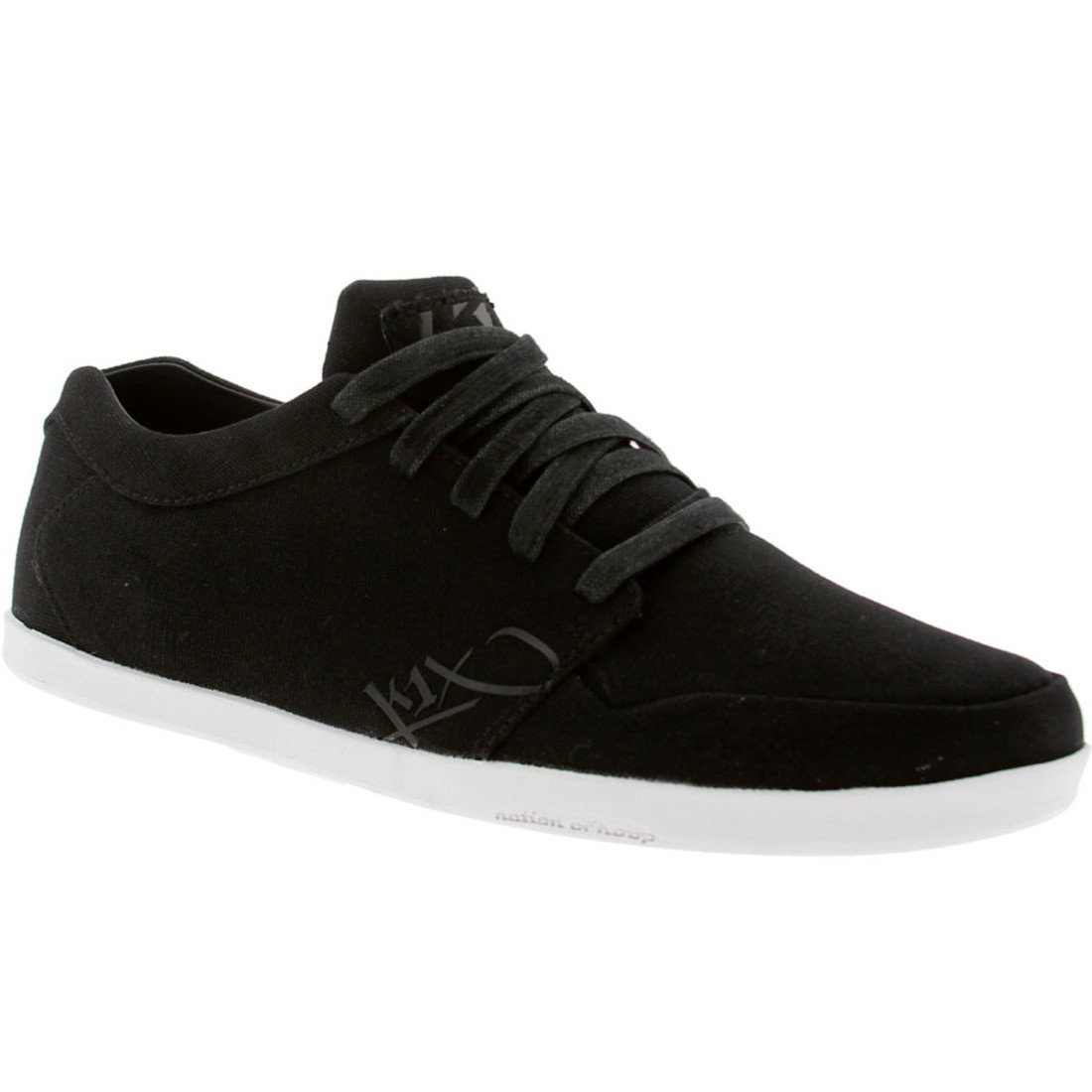 K1X KIX Shoes Ip Low black white canvas