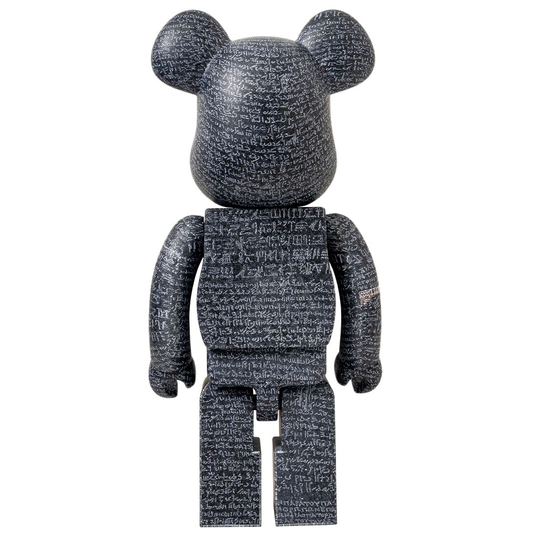 Medicom The British Museum The Rosetta Stone 1000% Bearbrick Figure gray
