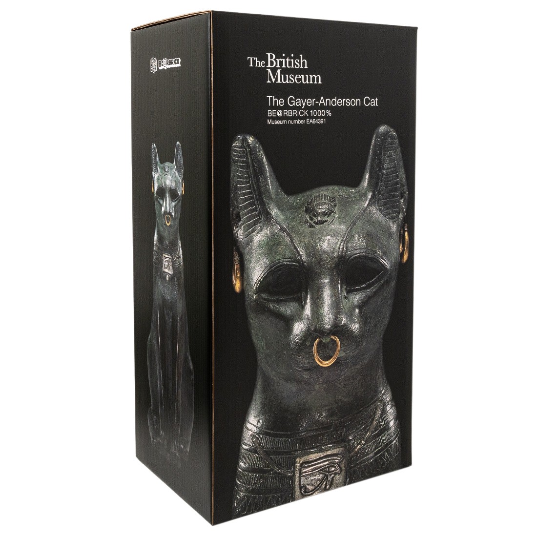 Medicom The British Museum The Gayer-Anderson Cat 1000% Bearbrick Figure olive
