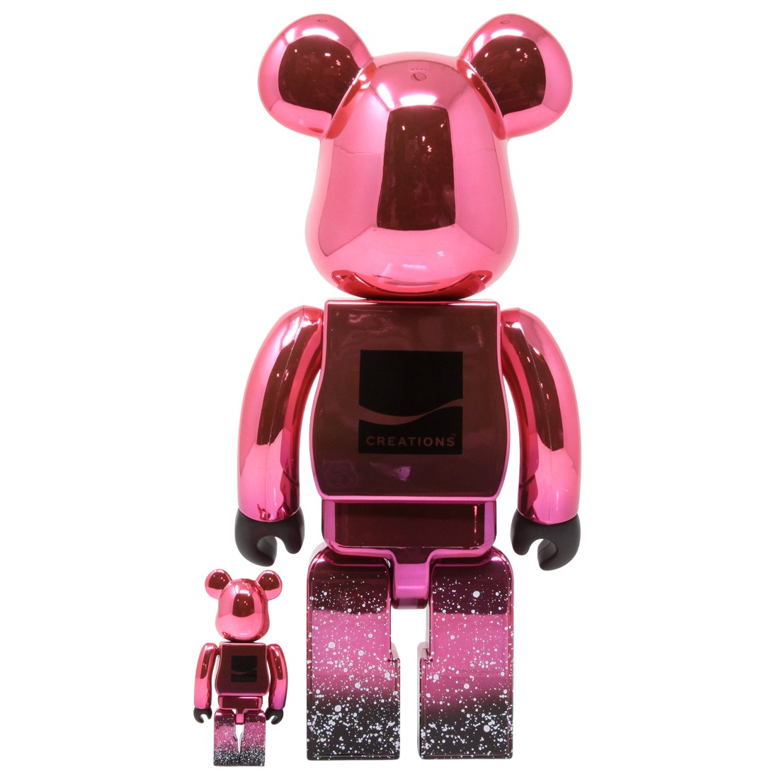 Medicom Coca-Cola Creations 100% 400% Bearbrick Figure Set red