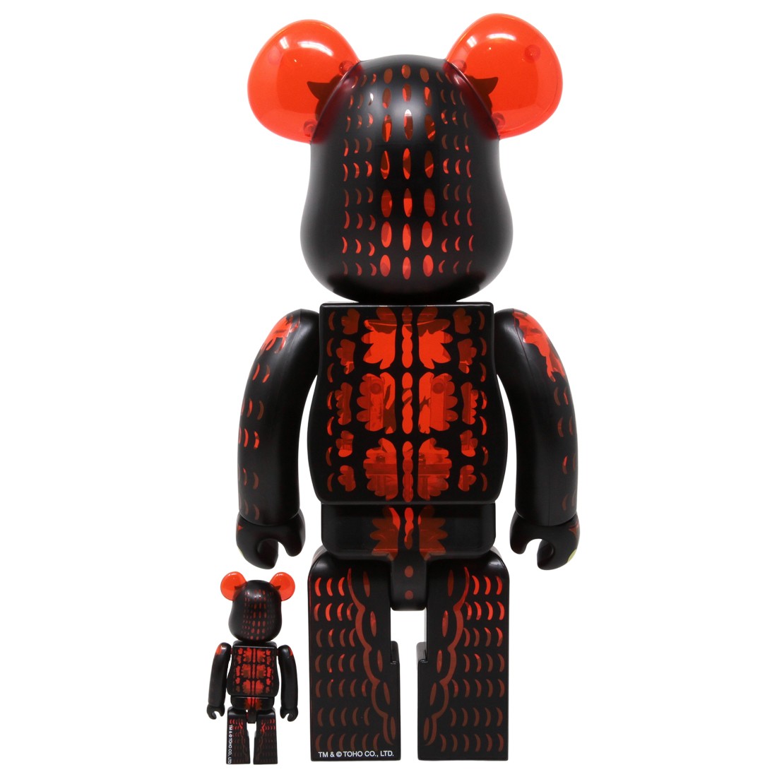 Medicom Godzilla Vs Destoroyah Godzilla Meltdown Clear Orange Ver. 100% ...