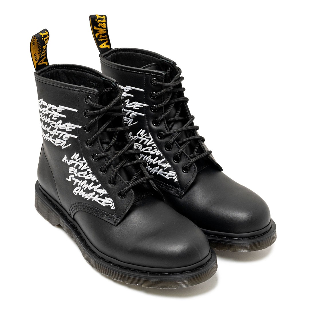 Dr. Martens x Futura Laboratories Men 1460 Futura Nappa Boots black emb ...