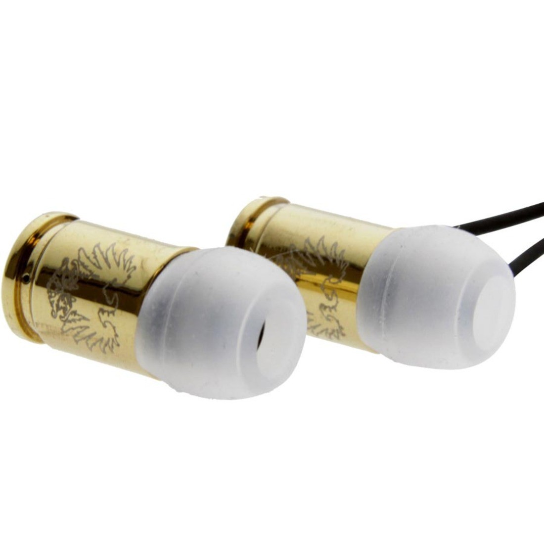 Munitio SITi G 001 Nine Millimeter Bullet Earphones (gold)