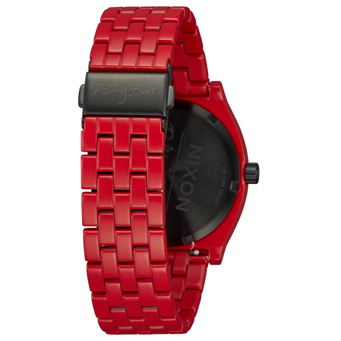 Nixon x Rolling Stones Time Teller Watch red all red