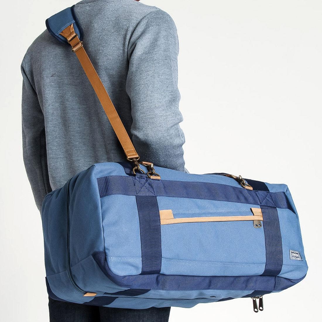 Limited Edition Pointer x Porter heavy duty canvas Duffle Bag (atlantic)