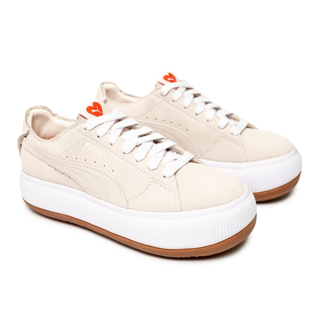 Puma Women Suede Mayu Ami Deconstruct white pristine