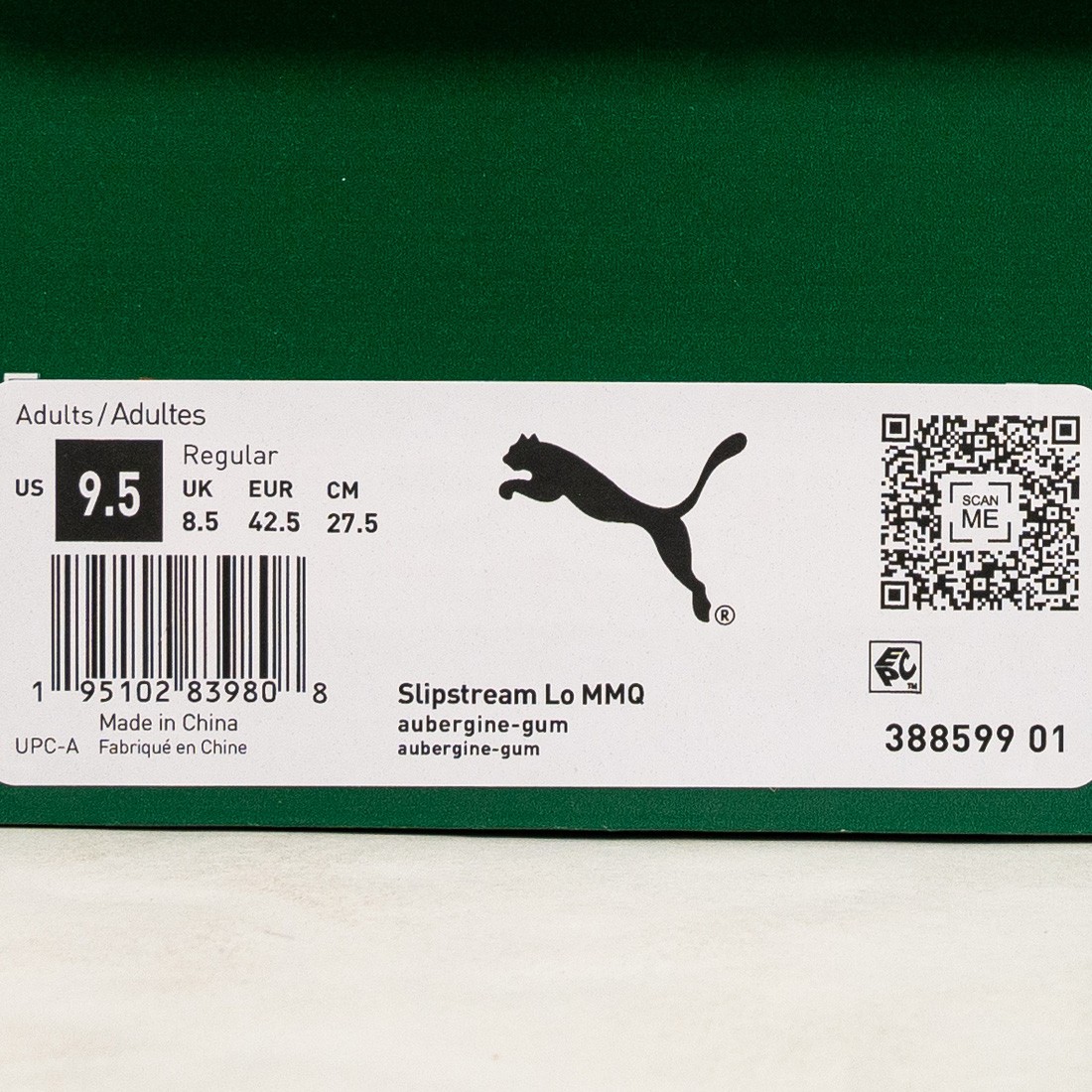 Puma Men Slipstream Lo Mmq purple aubergine gum
