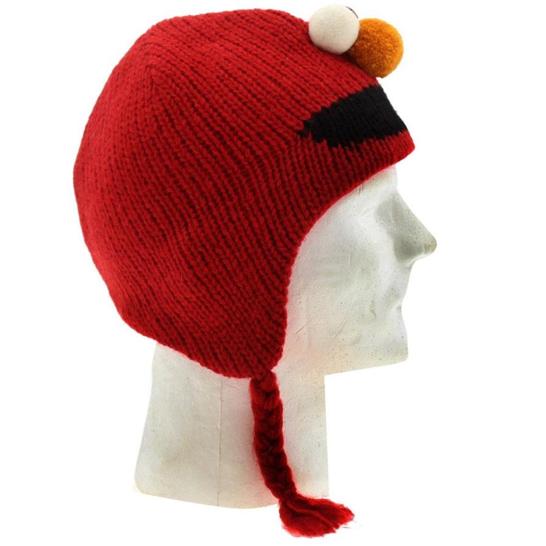 Sesame Street Kids Elmo Pilot Hat Beanie (red)
