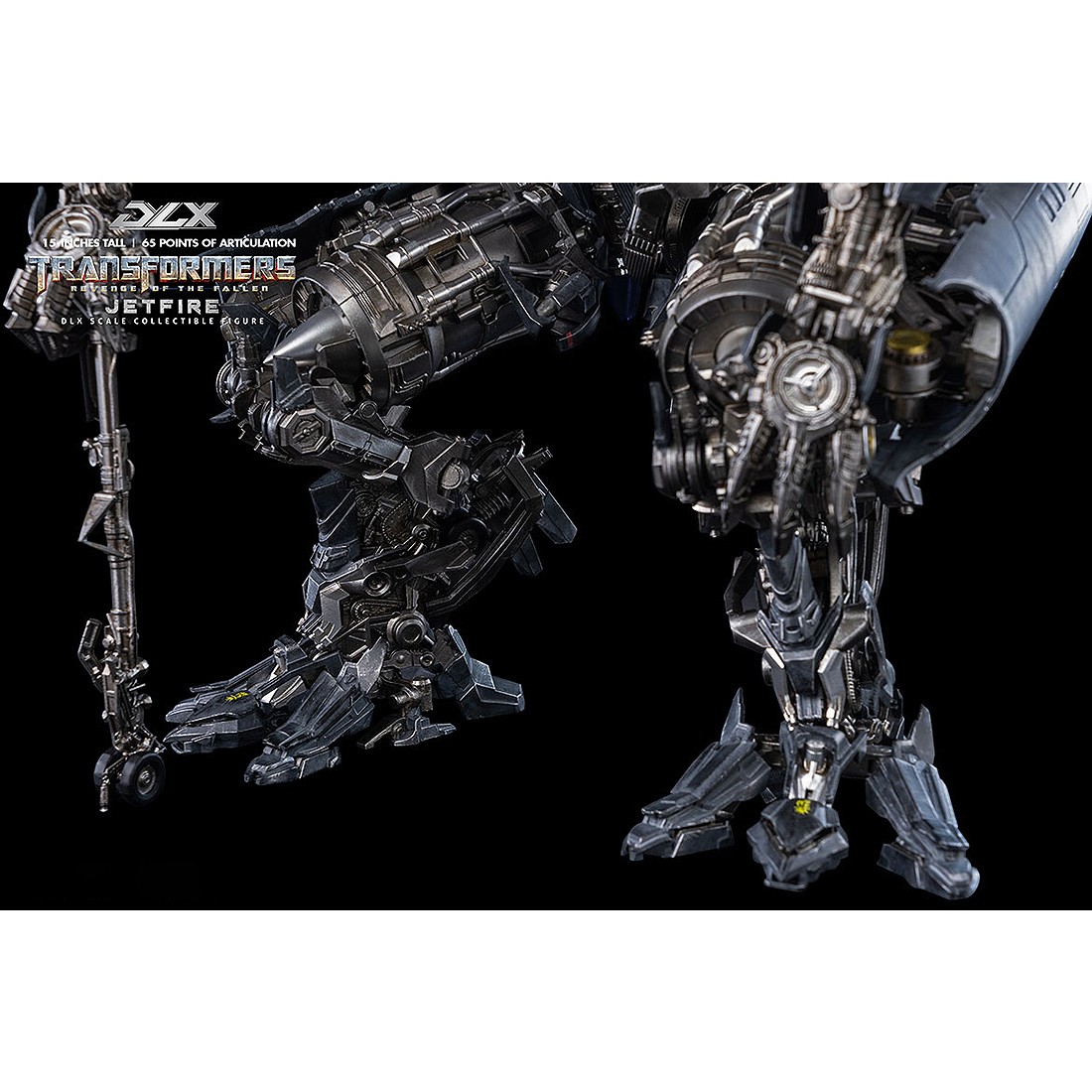 Threezero Transformers Revenge Of The Fallen Jetfire DLX Scale Figure black