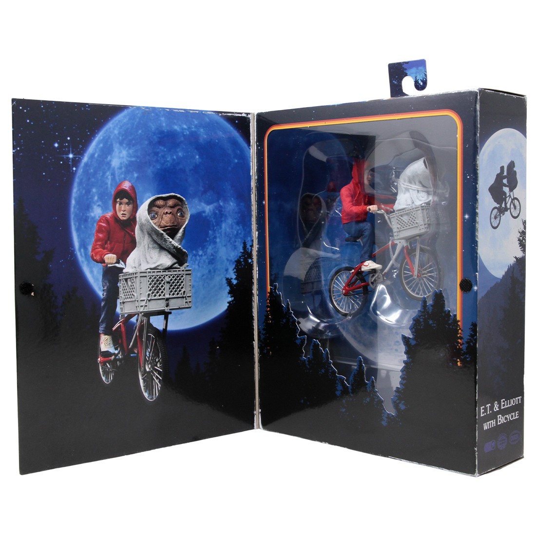 NECA E.T. 40th Anniversary Elliott And E.T. On Bicycle 7 Inch Scale ...