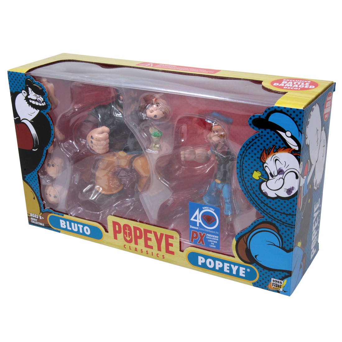 Boss Fight Studio Popeye Classics Popeye Vs Bluto 1/12 Action Figure ...