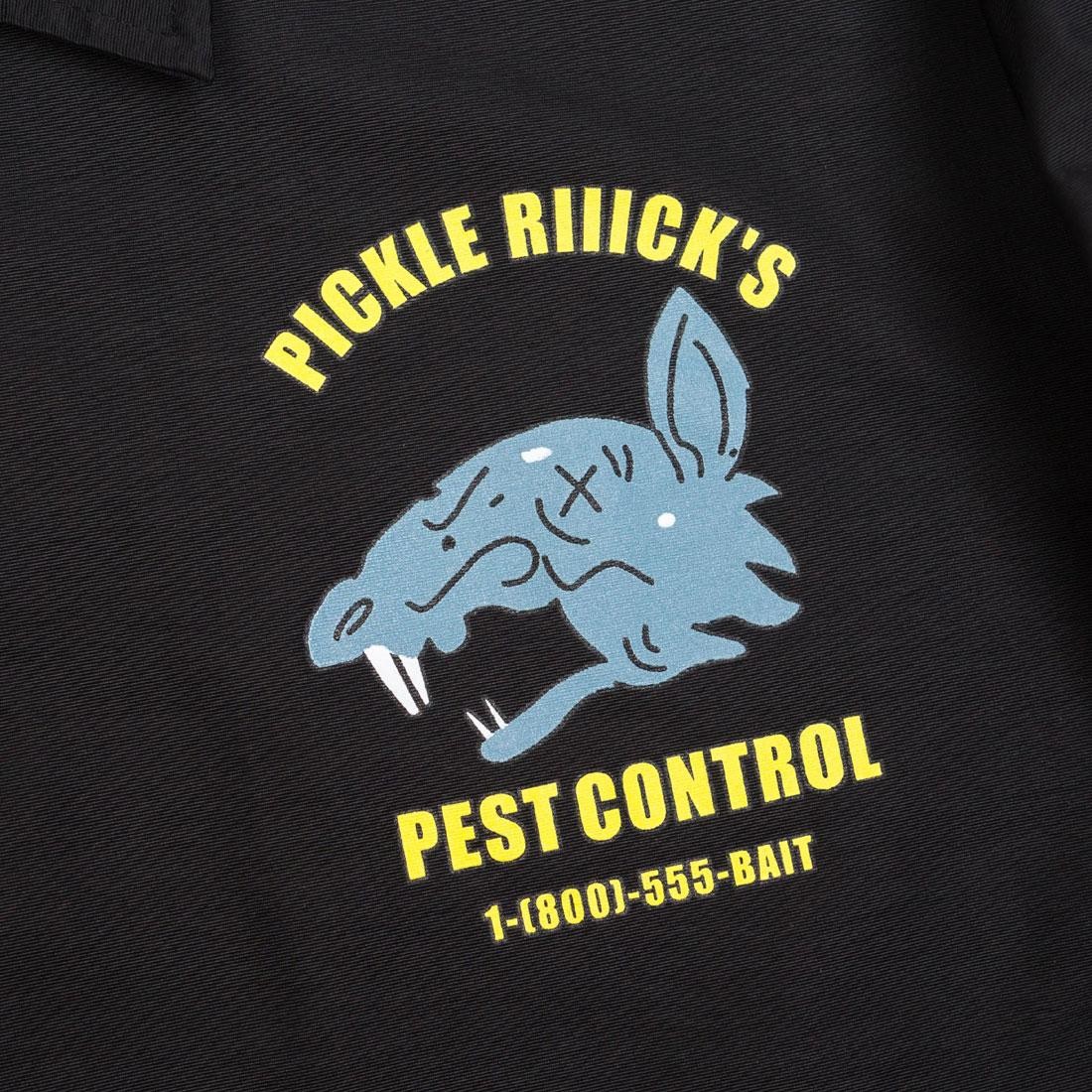 BAIT x Rick And Morty Men Pickle Rick Coaches Jacket black