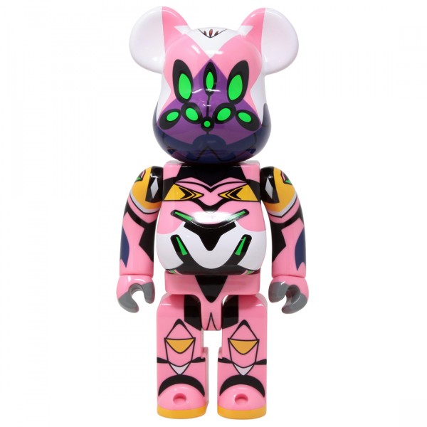 Medicom Evangelion EVA 08 Gloss Ver. 400% Bearbrick Figure pink
