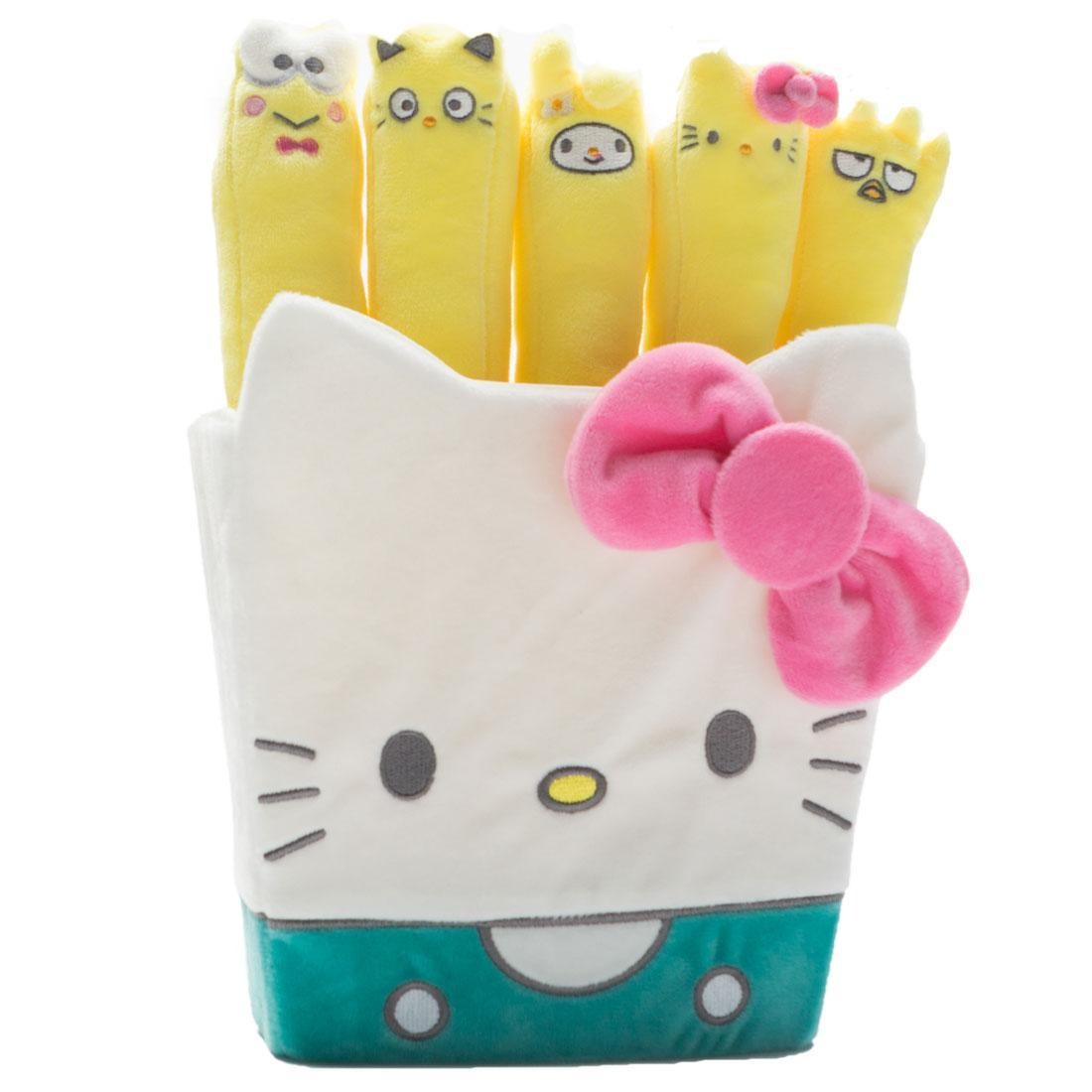 Kidrobot x Sanrio Hello Kitty Fries Plush yellow white