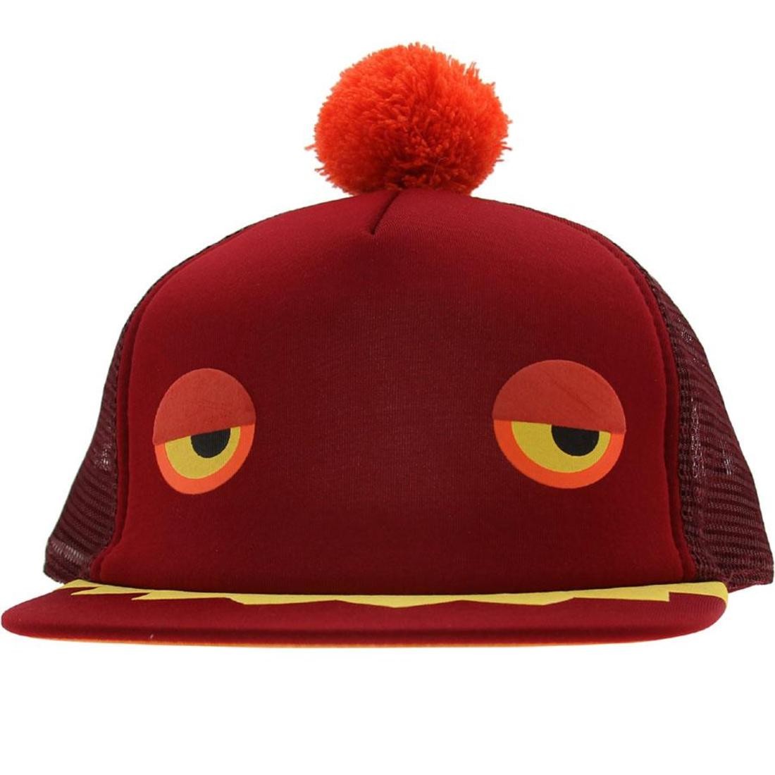 Neff Monster Snapback Cap (maroon)